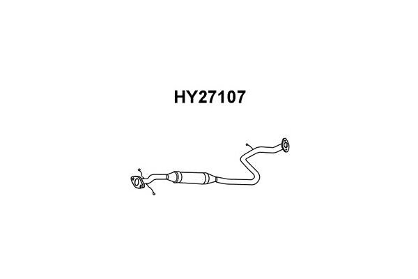 Izduvni lonac Hyundai Accent 00-05 1.3 / 1.5, (srednji)