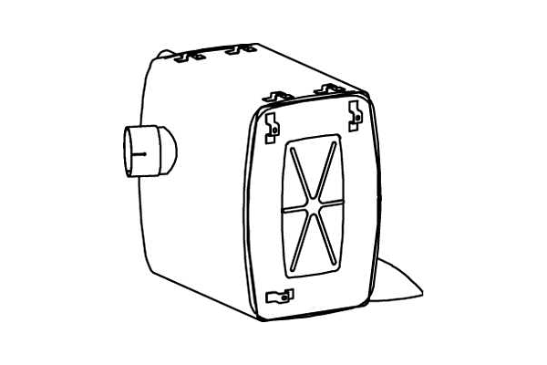 Izduvni lonac Mercedes-Benz Actros 96-, srednji/zadnji