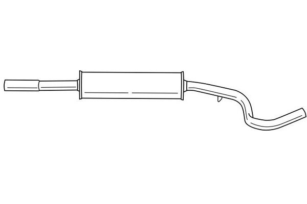 Izduvni lonac Seat Arosa 97-05, (srednji)