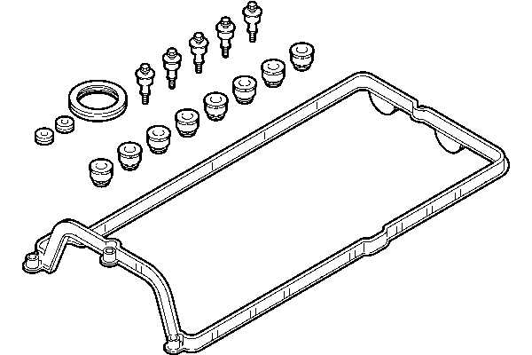 Set zaptivke poklopca ventila BMW X5 00-13