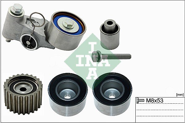 Komplet stezača/zatezača zupčastog remena 530052209 - Subaru Impreza 01-13
