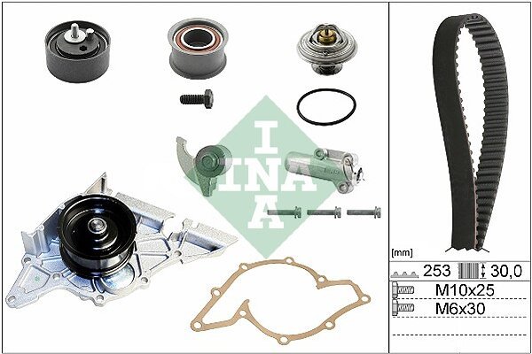 Komplet zupčastog remena (+vodena pumpa) 530017930 - Audi A4 94-00