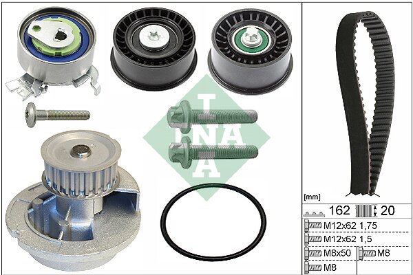 Komplet zupčastog remena (+vodena pumpa) 530044131 - Opel Signum 03-08