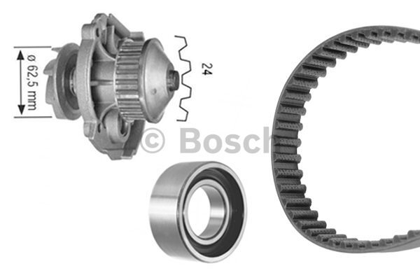 Komplet zupčastog remena (+ vodena pumpa) BS1987948798 - Fiat Doblo 01-10