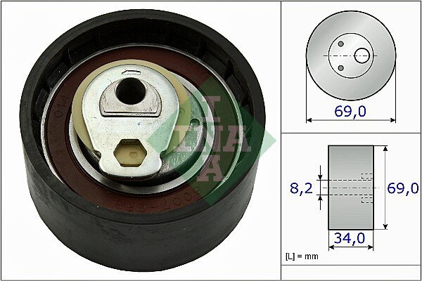 Komplet zupčastog remena (napinjač) 531050510 - Fiat Ducato 94-14