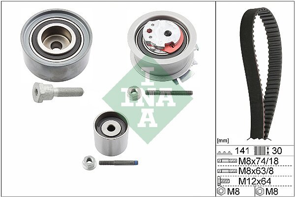Komplet zupčastog remena 530046310 - Volkswagen Touran 03-10