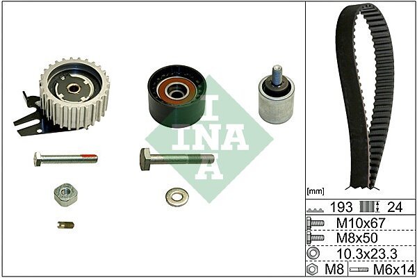 Komplet zupčastog remena 530061910 - Opel Cascada 13-
