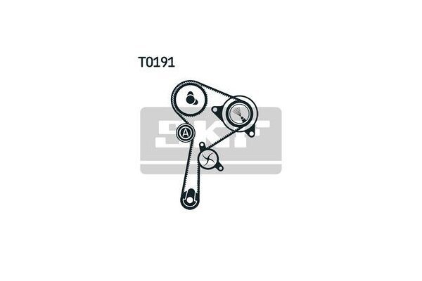 Set zupčastog remena 178325 - Dacia, Nissan, Renault