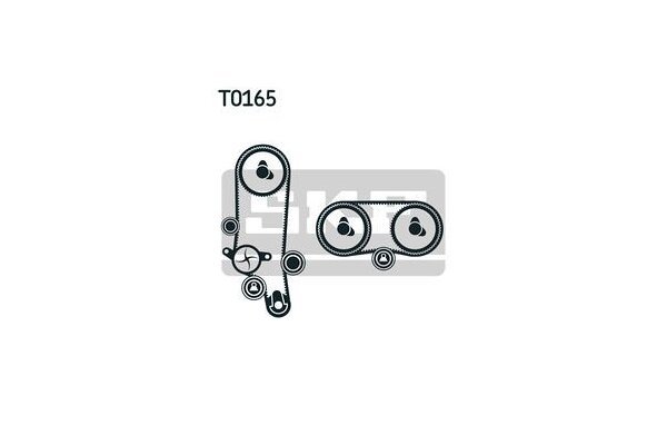 Set zupčastog remena 49384 - Seat, Škoda, Volkswagen