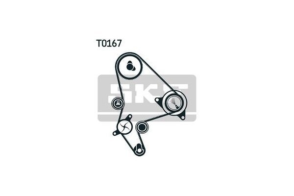 Set zupčastog remena 49416 - Citroen, Fiat, Peugeot