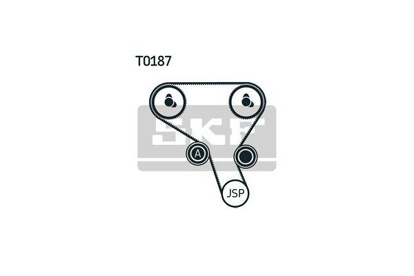 Set zupčastog remena 49452 - Opel, Renault