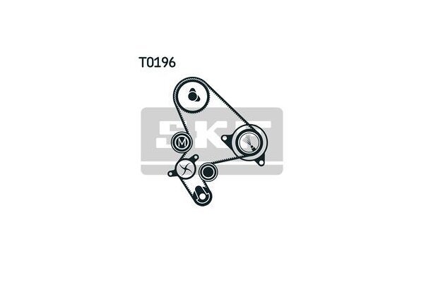 Set zupčastog remena 86952 - Fiat, Peugeot, Suzuki