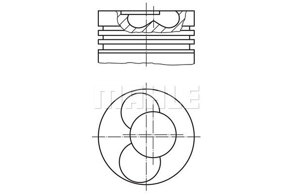 Klip - Volkswagen Caddy 04-; 81,01 mm