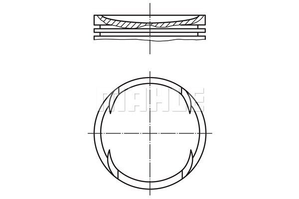 Klip - Volkswagen Polo 94-; 76,51 mm