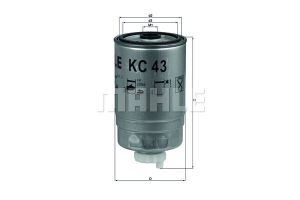 Filter goriva 103042 - Iveco