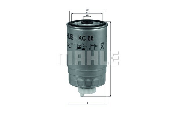 Filter goriva 103051 - Opel