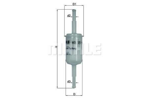 Filter goriva 103445 - Audi, Ford