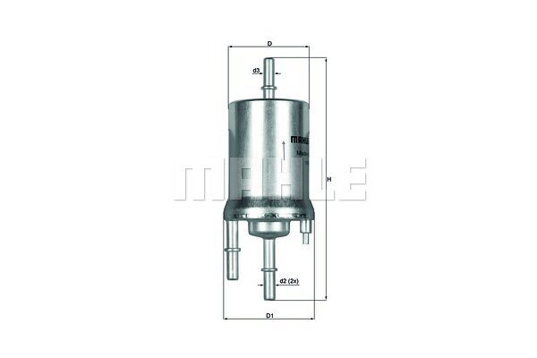 Filter goriva 103448 - Seat, Škoda, Volkswagen