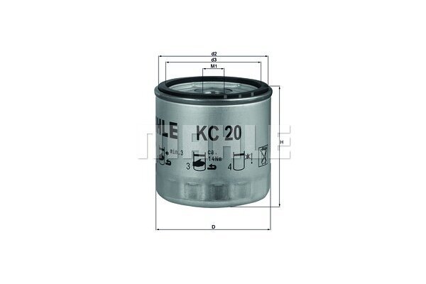 Filter goriva 167153 - Ford