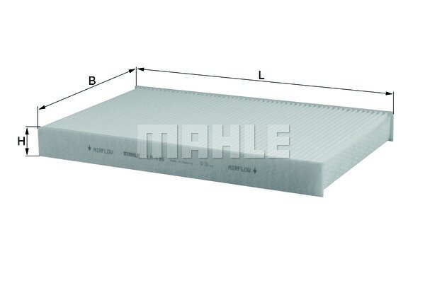 Filter kabine 103876 - Citroen, Peugeot