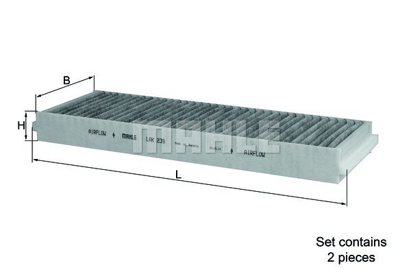 Filter kabine 104081 - Audi