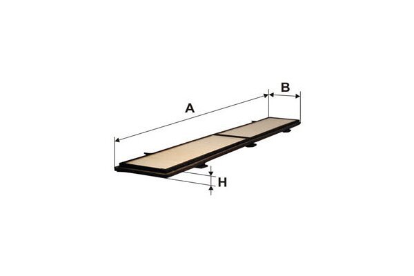 Filter kabine AS3A2515 (aktivni ugalj) - BMW