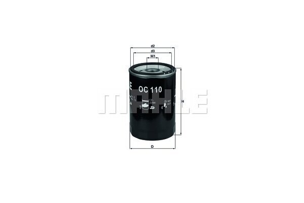 Filter ulja 111028 - Mercedes-Benz