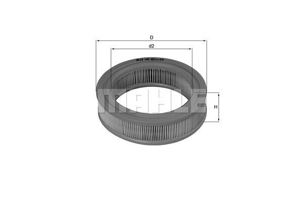 Filter vazduha 105229 - Nissan