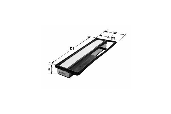 Filter vazduha 105244 - Fiat, Lancia