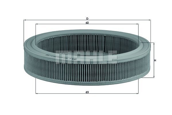 Filter vazduha 105372 - Ford, Škoda