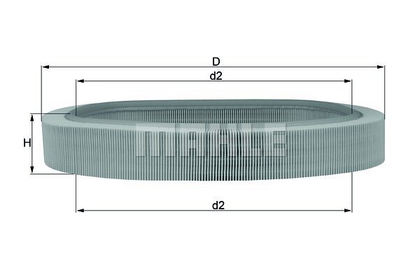 Filter vazduha 105634 - Mercedes-Benz