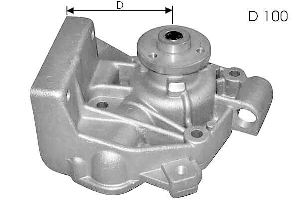 Pumpa za vodu 126424 - Ford, Honda, Iveco