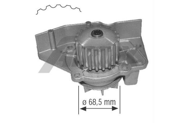 Pumpa za vodu 127325 - Citroen, Fiat