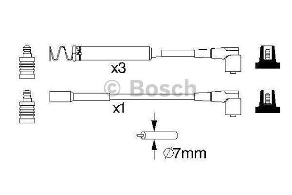 Kablovi za paljenje Opel Astra F, Corsa A
