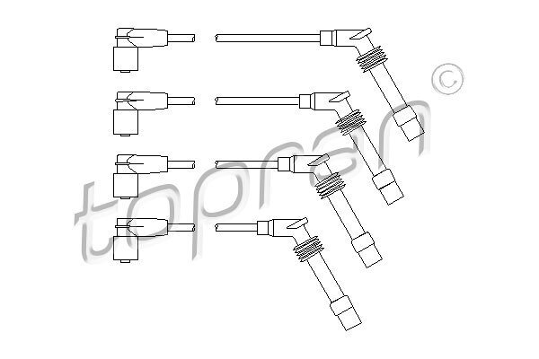 Komplet kablova za paljenje Opel Combo 94-01