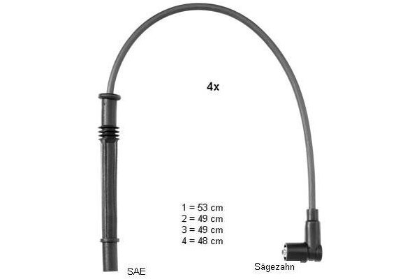 Komplet kablova za paljenje svečica Dacia Logan 13-