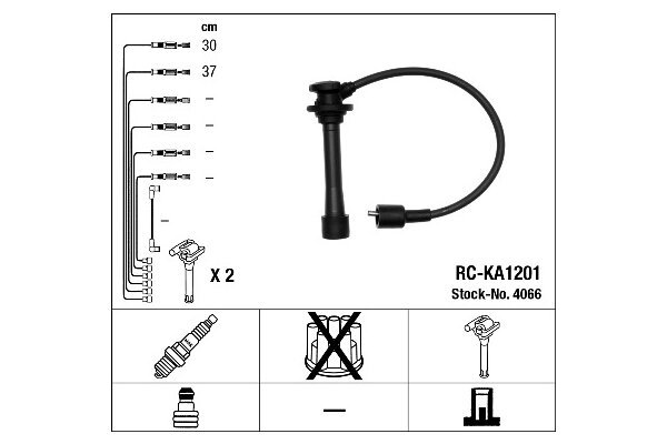 Komplet kablova za paljenje svečica Kia Carens 99-02