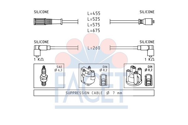 Komplet kablova za paljenje svečica Lancia Dedra 89-99