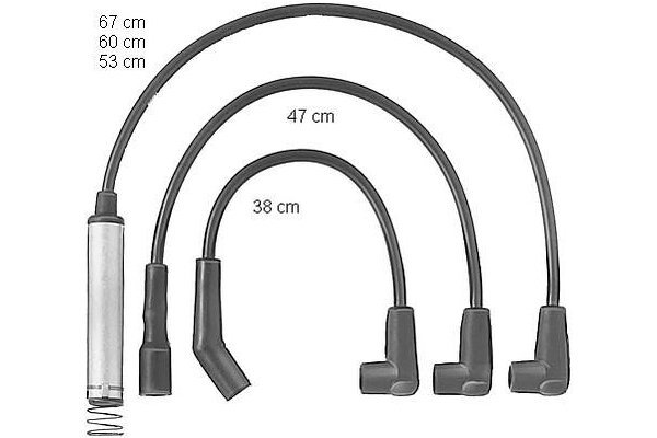Komplet kablova za paljenje svečica Opel Kadett D 79-84