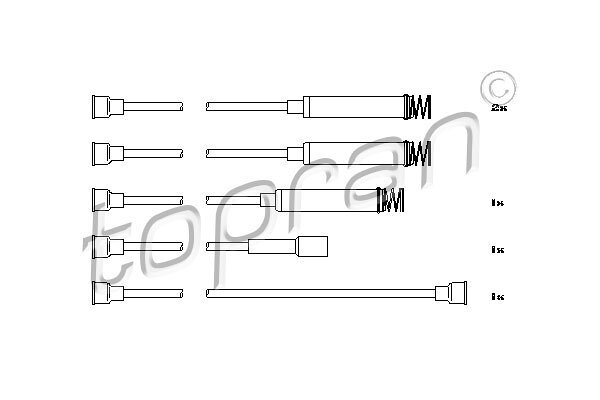 Komplet kablova za paljenje svečica Opel Omega 86-94