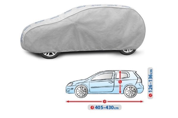 Cerada za auto Kegel Grey L1 Hatchback/Caravan, 405-430 cm