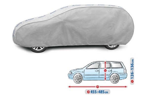 Cerada za auto Kegel Grey XL Hatchback, 455-485cm