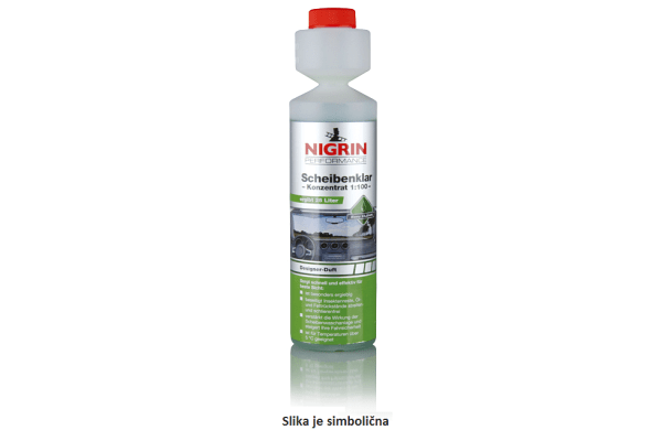 Tečnost za pranje stakla (koncentrat) Nigrin, 250 ml