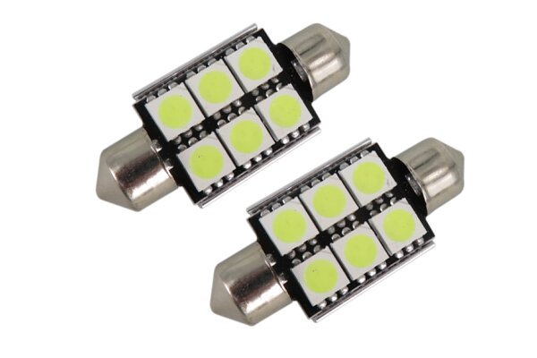 LED sijalice 24V, 6xSMD, bela, 2 komada - (Aluminijum kućište)