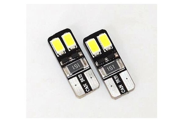 LED sijalice T10, 12V, 2xSMD, bela, 2 komada