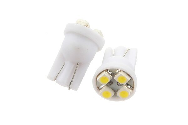 LED sijalice T10, 12V, 4xSMD, bela, 2 komada