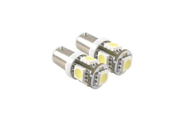 LED sijalice T4W, 24V, 5xSMD, bela, 2 komada