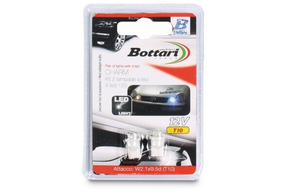 Sijalica Bottari LED bela T10, 12V, 2 komada