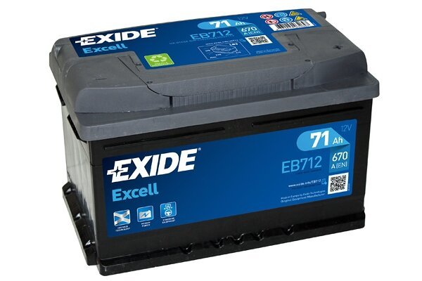 Akumulator Exide EB712 71 Ah D+