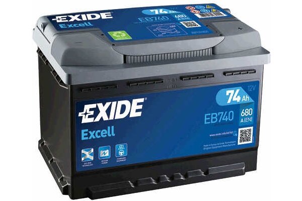 Akumulator Exide EB740 74 Ah D+